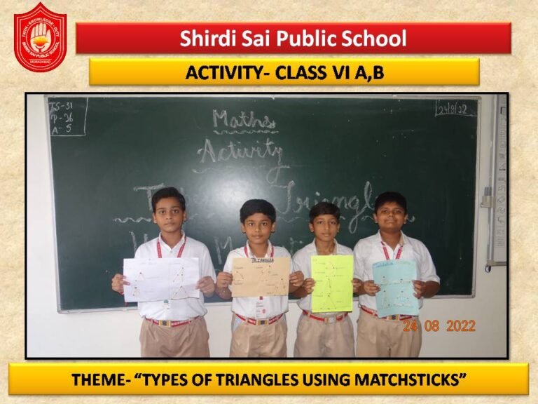 Class VI, Types of Triangles – Shirdi Sai Public School | Best School ...